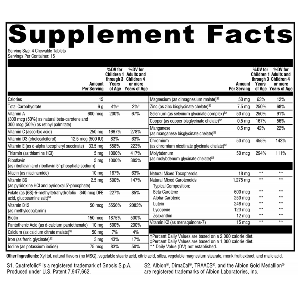 Active Nutrients, Mixed Berry - 60 chew tabs – LaValle Performance Health